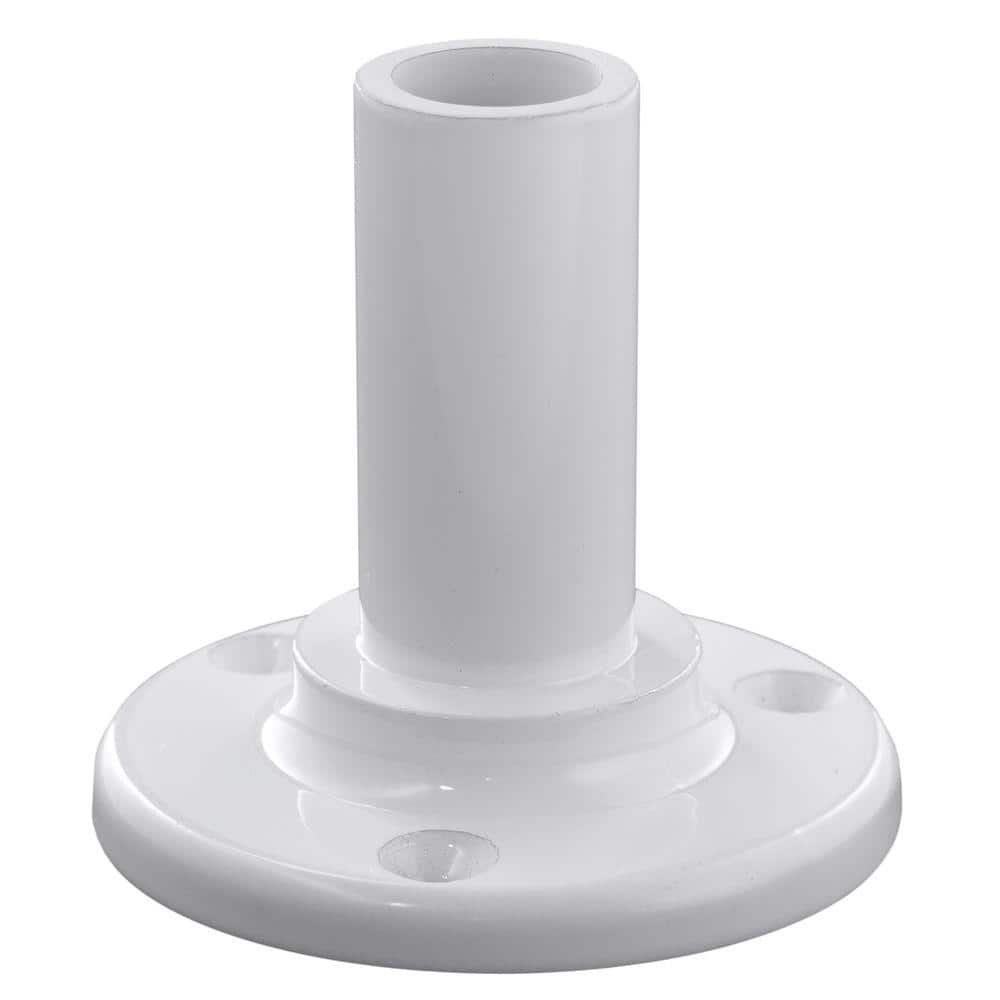 White ADA Aluminum Straight Hand Rail Wall Mount – Super Arbor