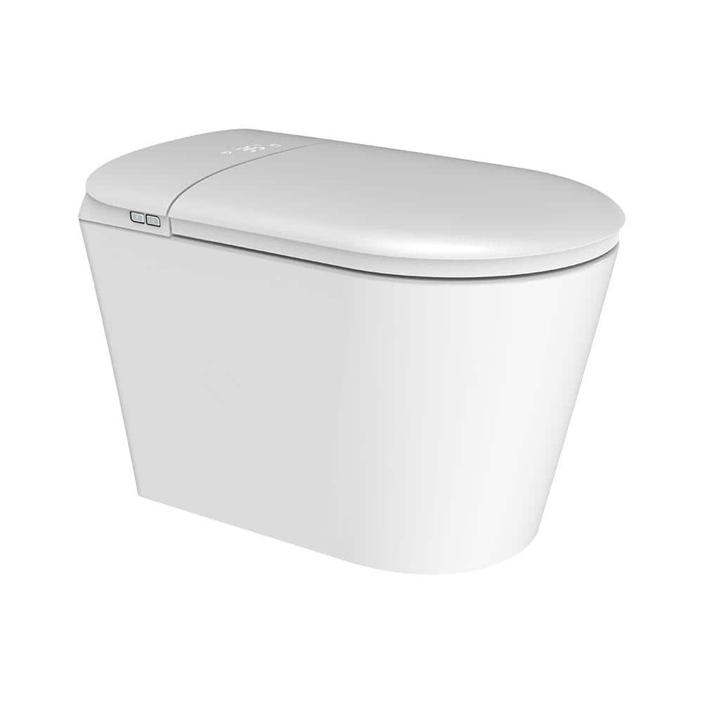 GIVING TREE Smart Toilet Bidet with 1.32 GPF Built-In Water Tank and W ...