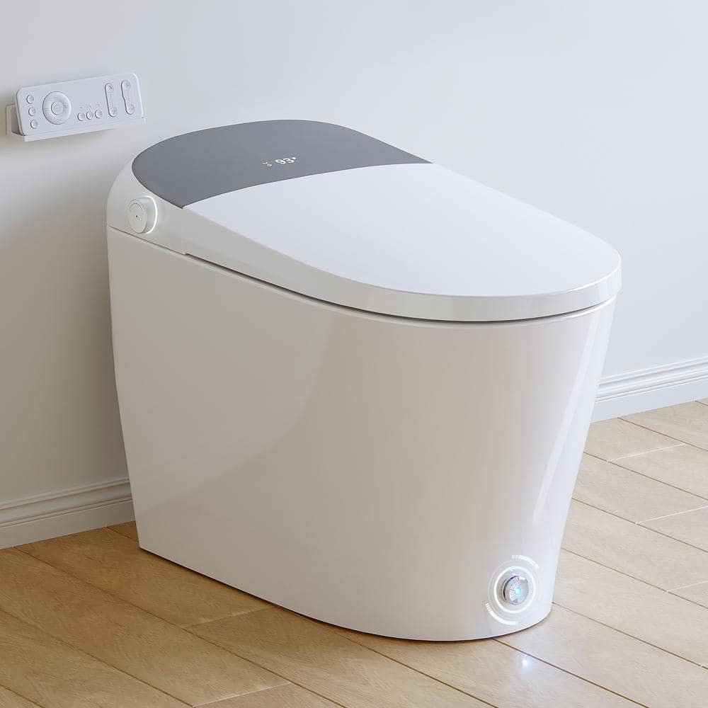 HOROW T03 Elongated Smart Toilet Bidet with Heated Seat and Auto Flush ...