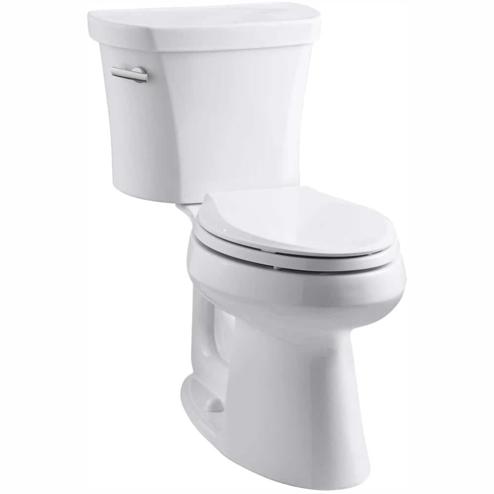 KOHLER Highline 14 in. Rough In 2-Piece 1.28 GFP Single Flush Elongate ...