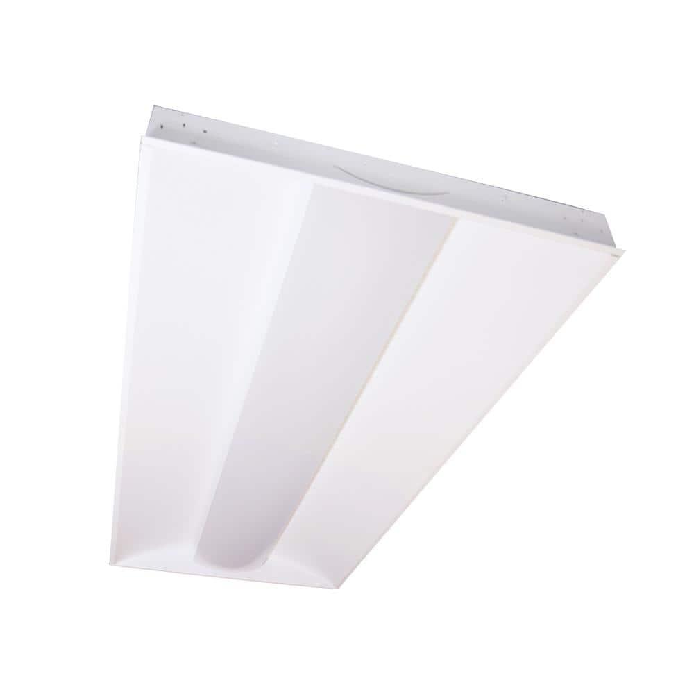 Metalux 2 ft. x 4 ft. 64-Watt Equivalent Integrated LED White Center L ...