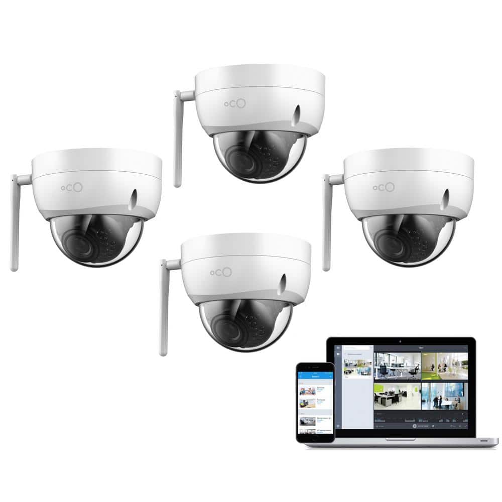 Oco Pro Dome Outdoor/Indoor 1080p Cloud Surveillance and Security Came ...
