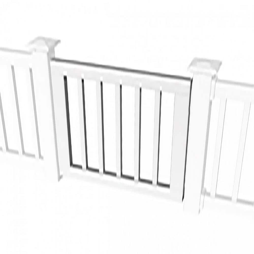 RDI 3 ft. Standard Gate Kit for Square Baluster Original Rail, Deck Ra ...