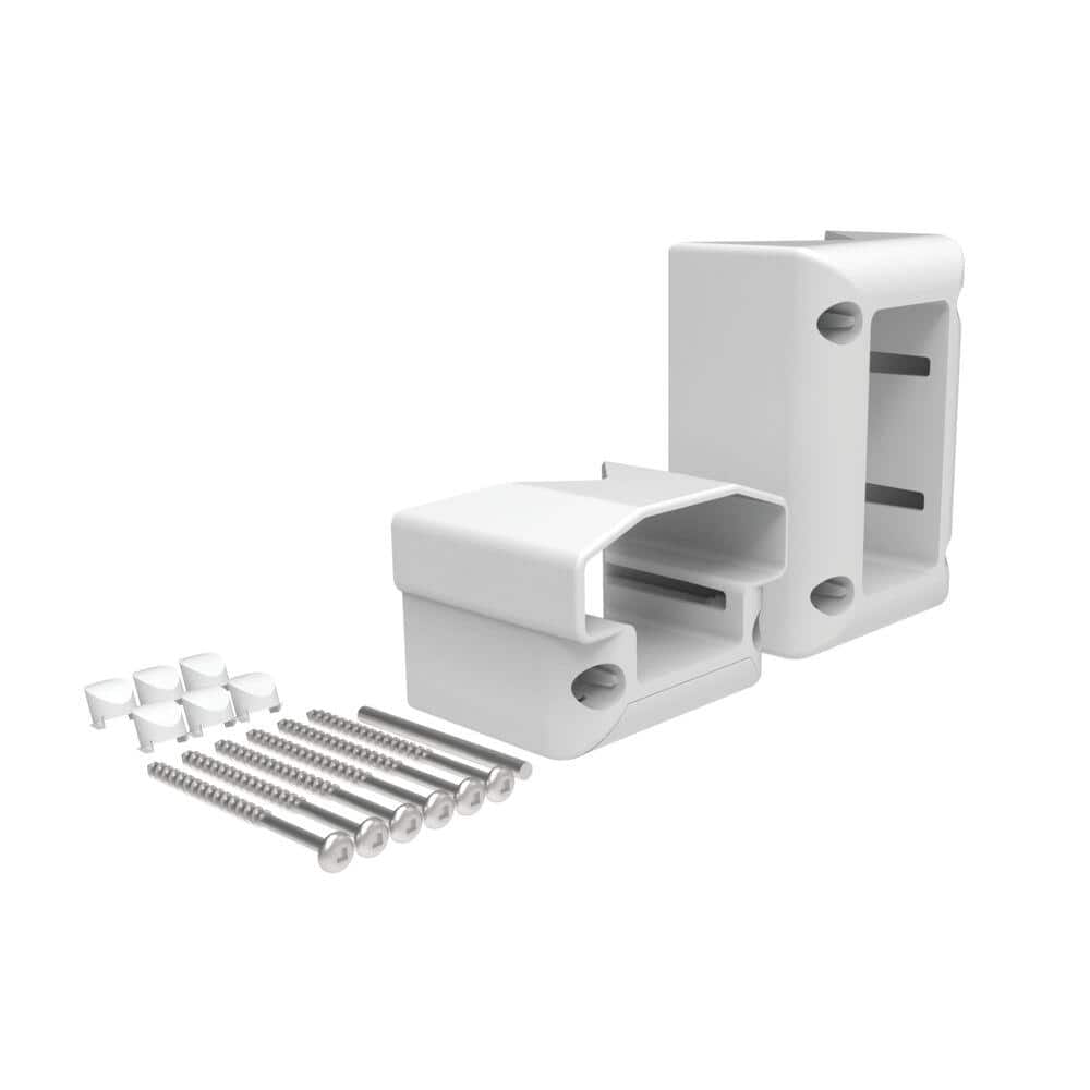 RDI White 45 Degree Level Mounting Bracket Kit - 1 Pair Original Rail ...