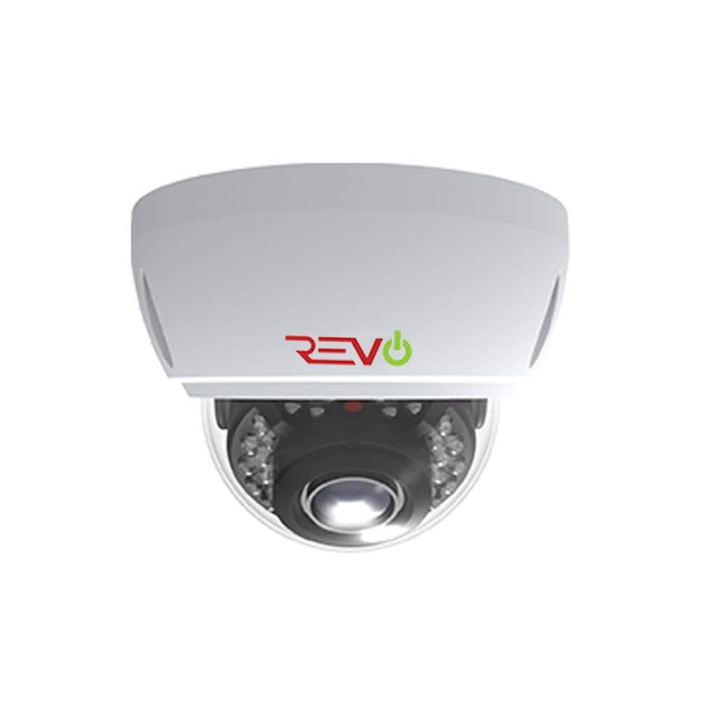 Revo Aero HD 1080p Wired Indoor/Outdoor CCD Vandal Dome Surveillance C ...