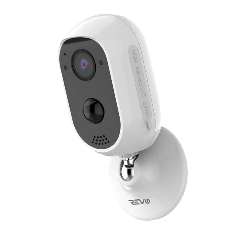 Revo Wireless 1080p Battery Operated Indoor/Outdoor Smart Security Cam ...