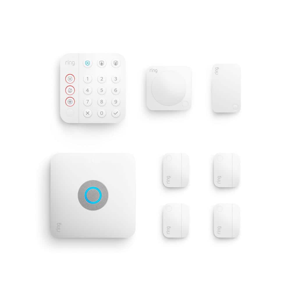 Ring Alarm Pro Wireless Security System, 8 Piece Kit with Built-In Wif ...