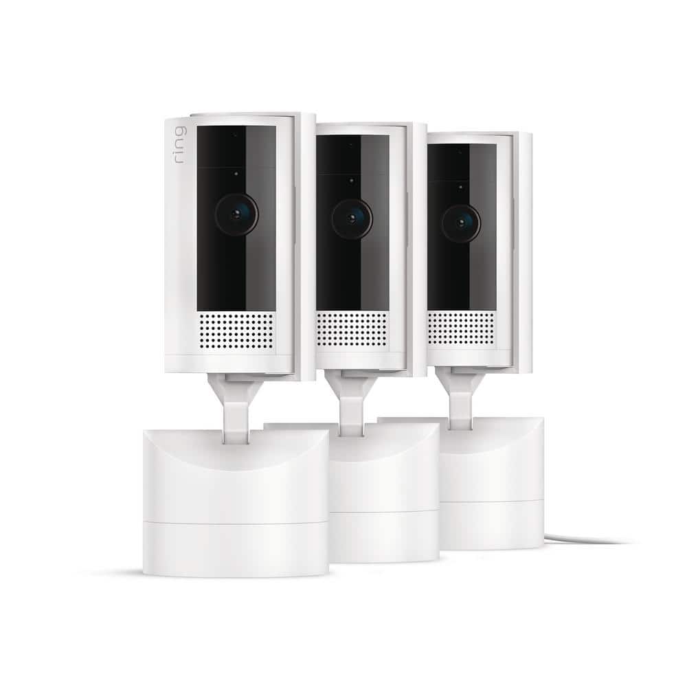 Ring Pan-Tilt Indoor Cam Plug-in Security Camera with 360° Horizontal ...