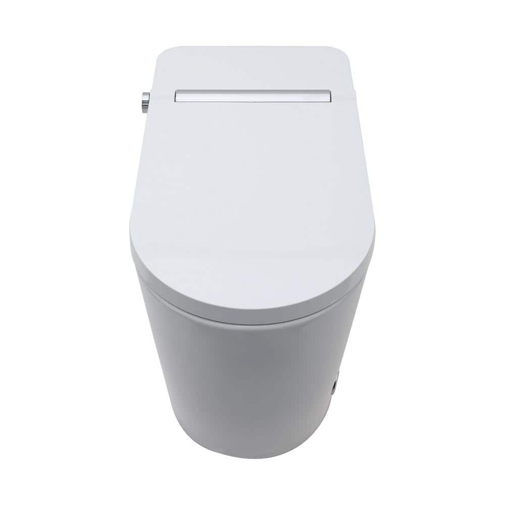 WELLFOR MT4 Elongated Heated Seat Bidet Toilet with Foot Sensor Flush ...