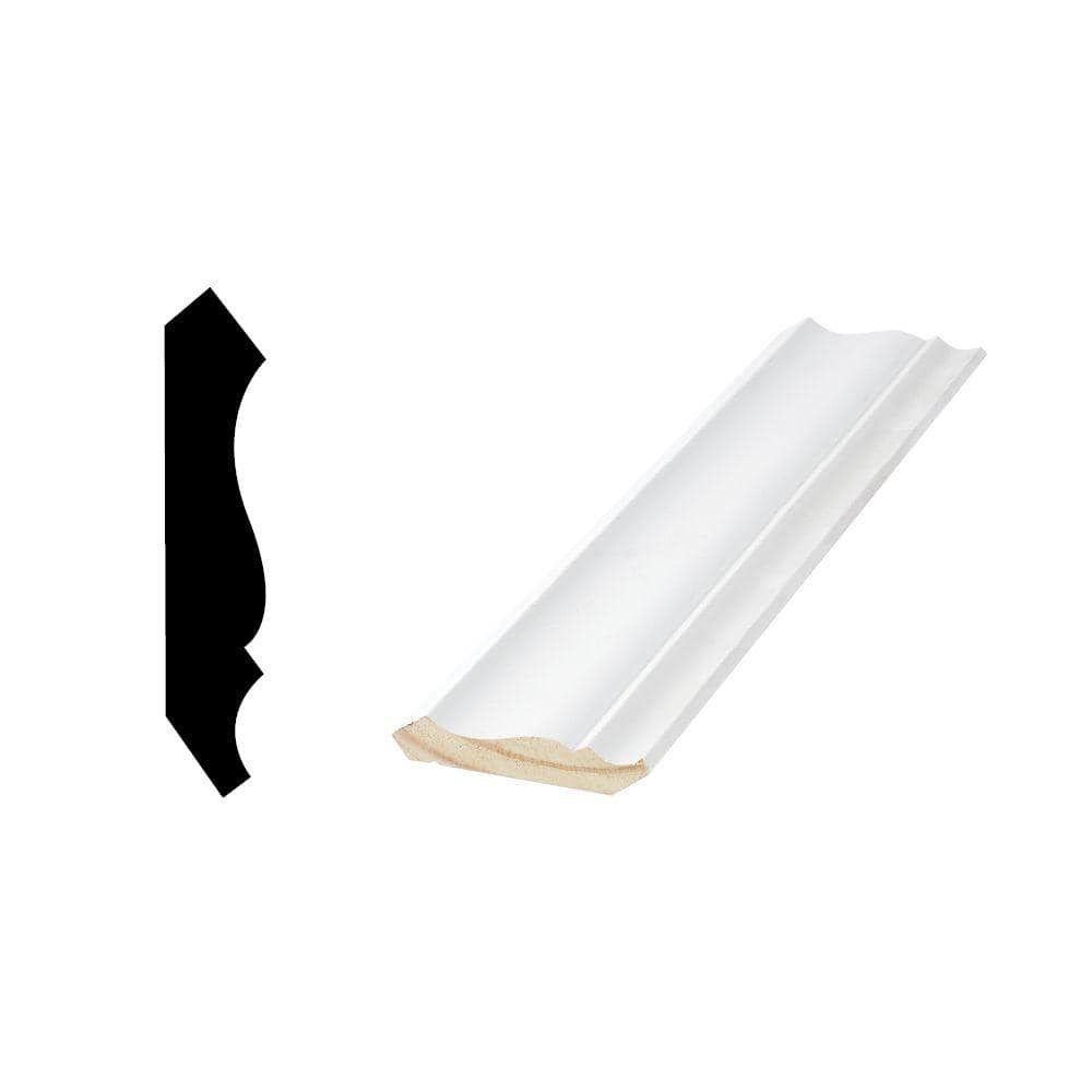 Woodgrain Millwork WM 52 9/16 in. x 2-3/4 in. x 96 in. Primed Finger-J ...