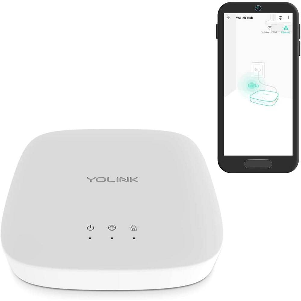 YoLink Hub Central Controller Only for Smart Home Devices, 1/4 Mile Ra ...
