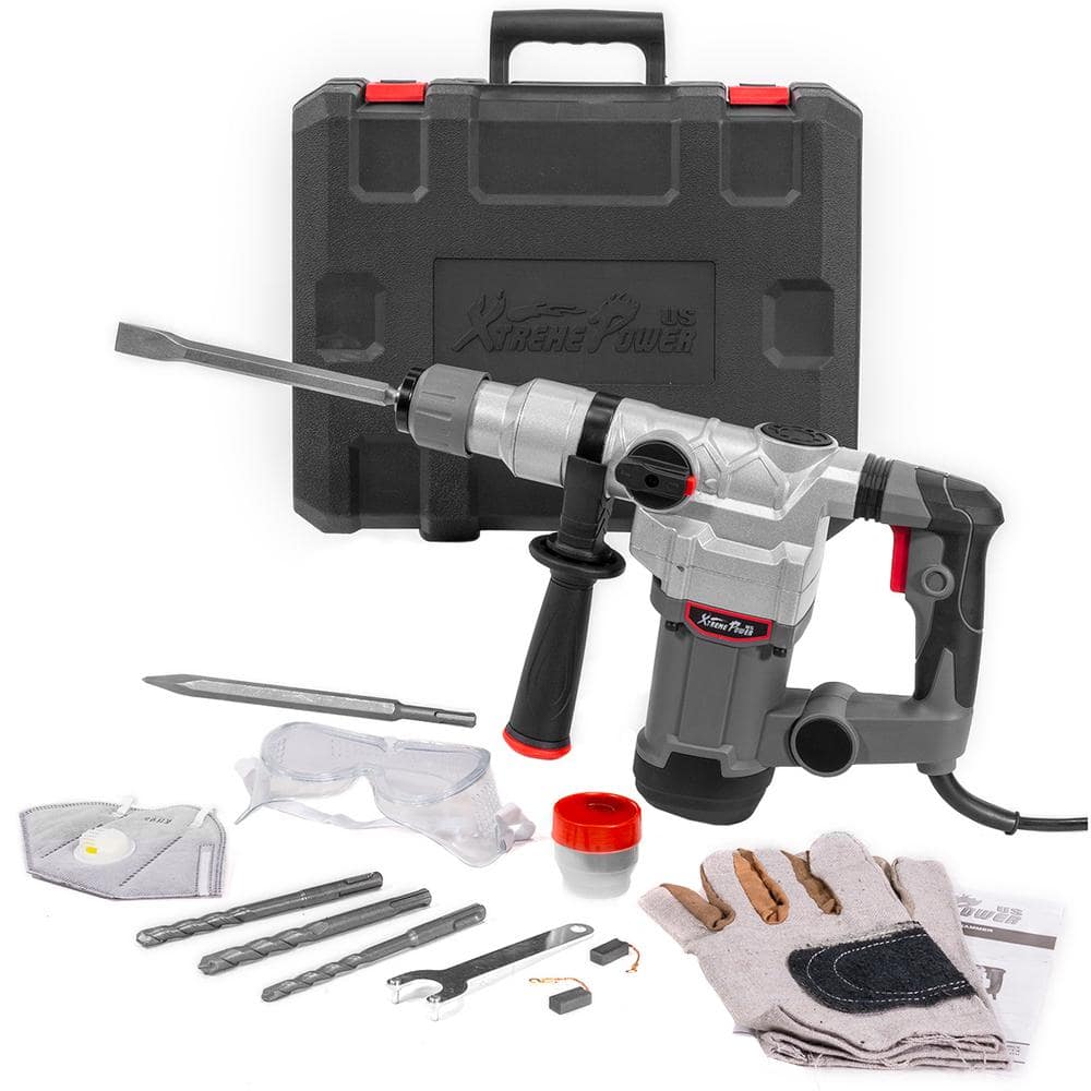 XtremepowerUS 1 in. 600 RPM 15J SDS Electric Rotary Demolition Hammer ...