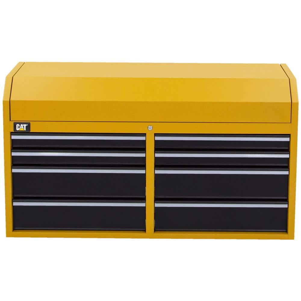 CAT 52 in. W x 18 in. D 8-Drawer Heavy Duty Top Tool Chest with Power ...