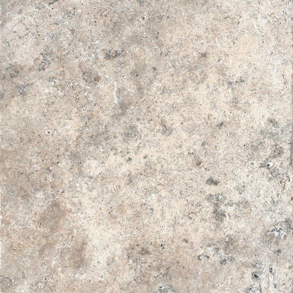 Emser Ancient Tumbled Silver Travertine Border Mosaic Tile, Natural St ...