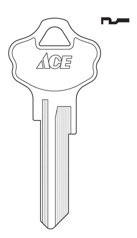 Ace House Key Blank Single For Kwikset Locks – Super Arbor