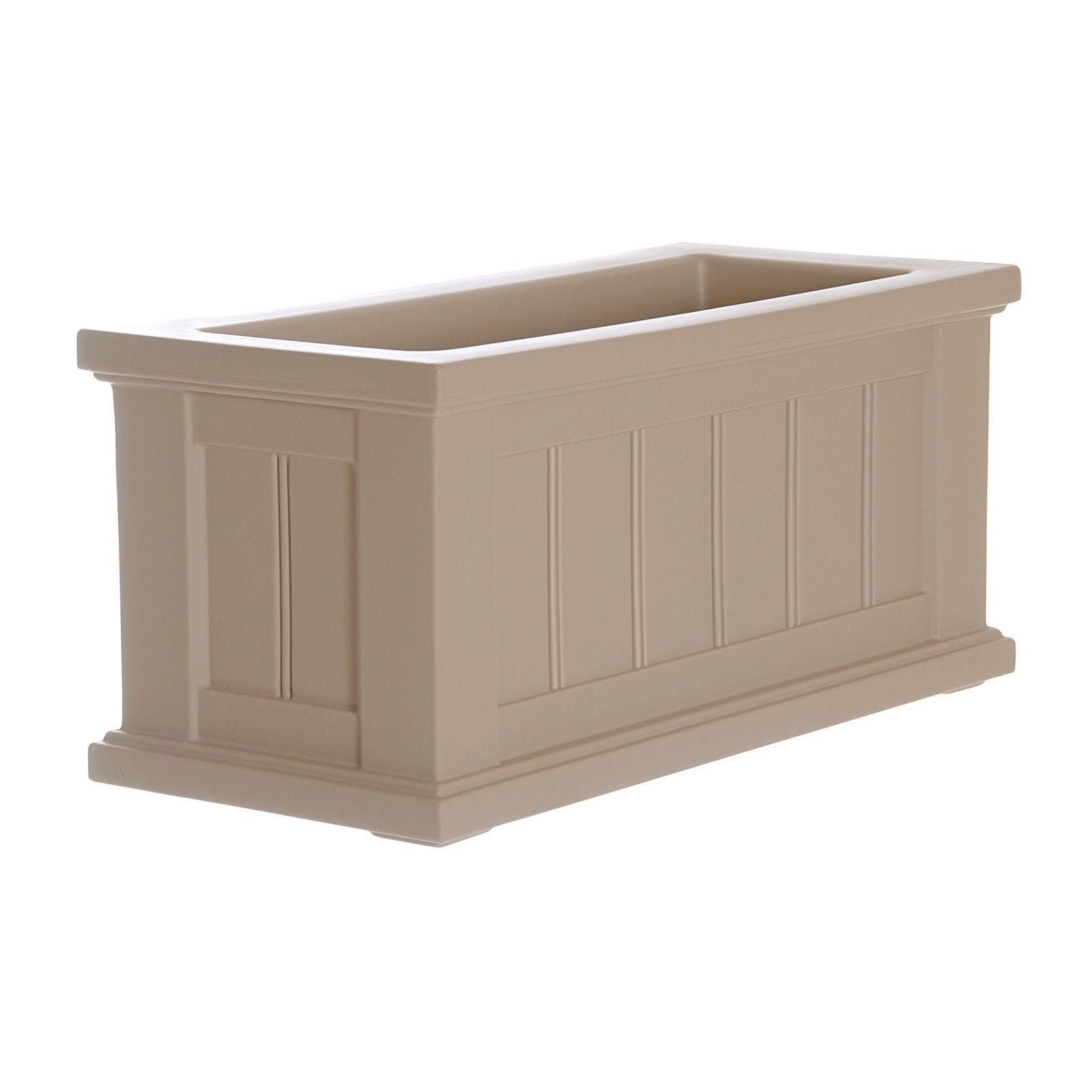 Mayne Cape Cod Patio Planter 24x11 - Clay – Super Arbor