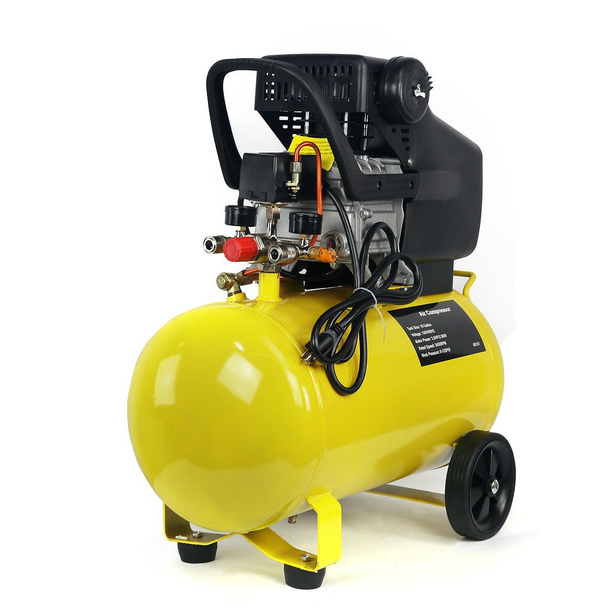 Stark Portable 3.5HP Quiet Air Compressor 10-Gallon Tank Air Compresso ...