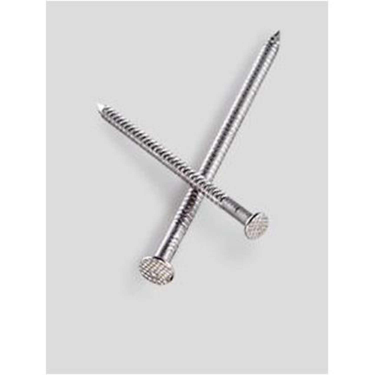 Simpson Strong-Tie 8D 2-1/2 in. Deck Coated Stainless Steel Nail Round ...