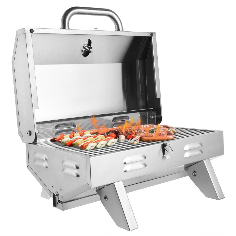 SEGMART Portable Tabletop Gas Grill, 12,000 BTU Propane Grill, Outdoor ...