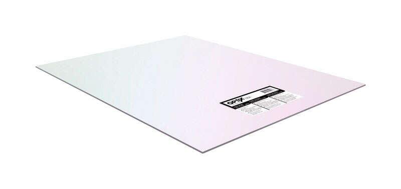 Plaskolite Optix Clear Double Acrylic Sheet 24 in. W X 48 in. L X .220 ...