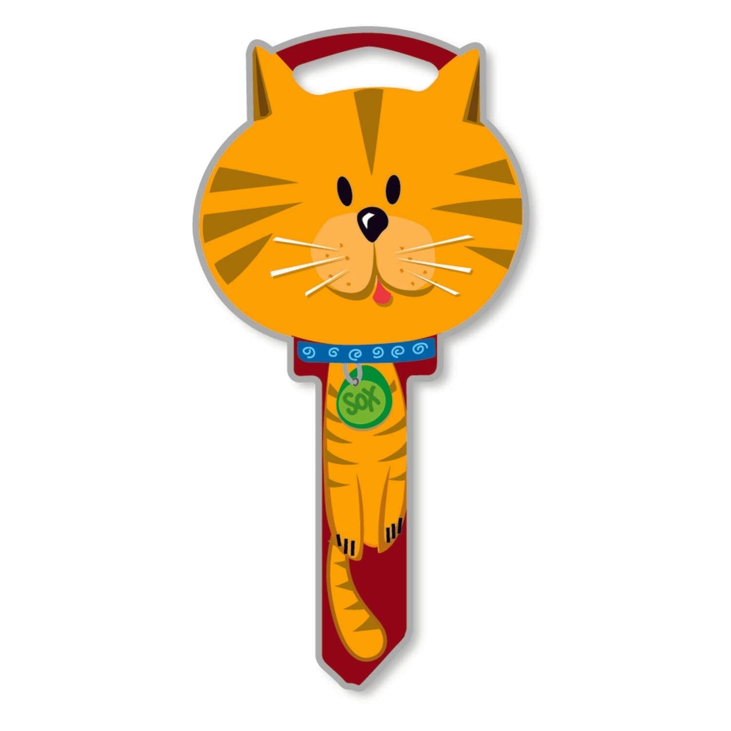 Lucky Line Key Shapes Cat House Key Blank SC1 Double For Schlage ...