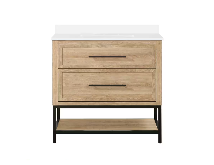 CASTICO 60 in. L x 32 in. W x 84 in. H Solid Composite Stone Shower Ki ...