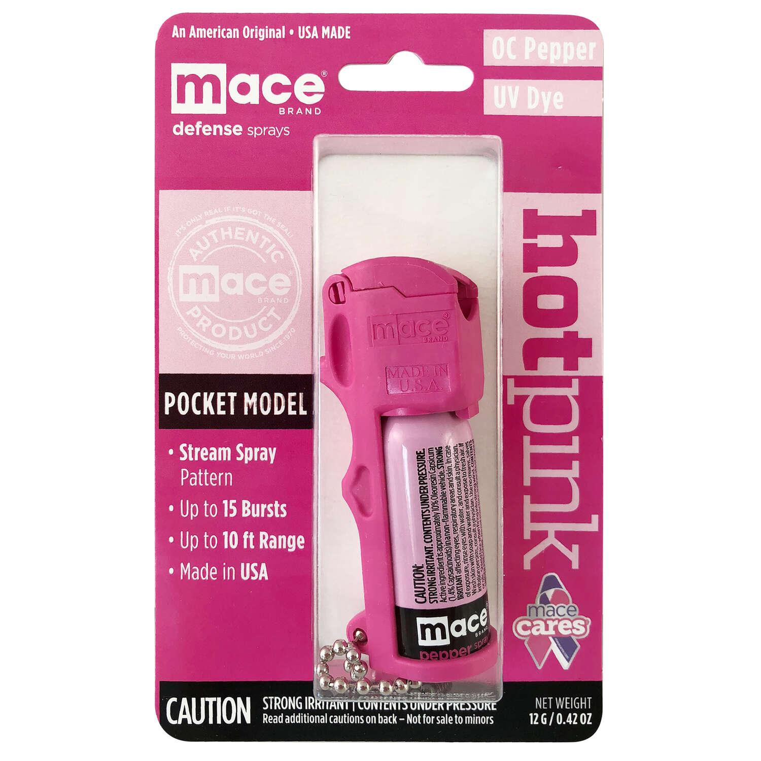 Mace Hot Pink Aluminum/Plastic Pocket Pepper Spray – Super Arbor