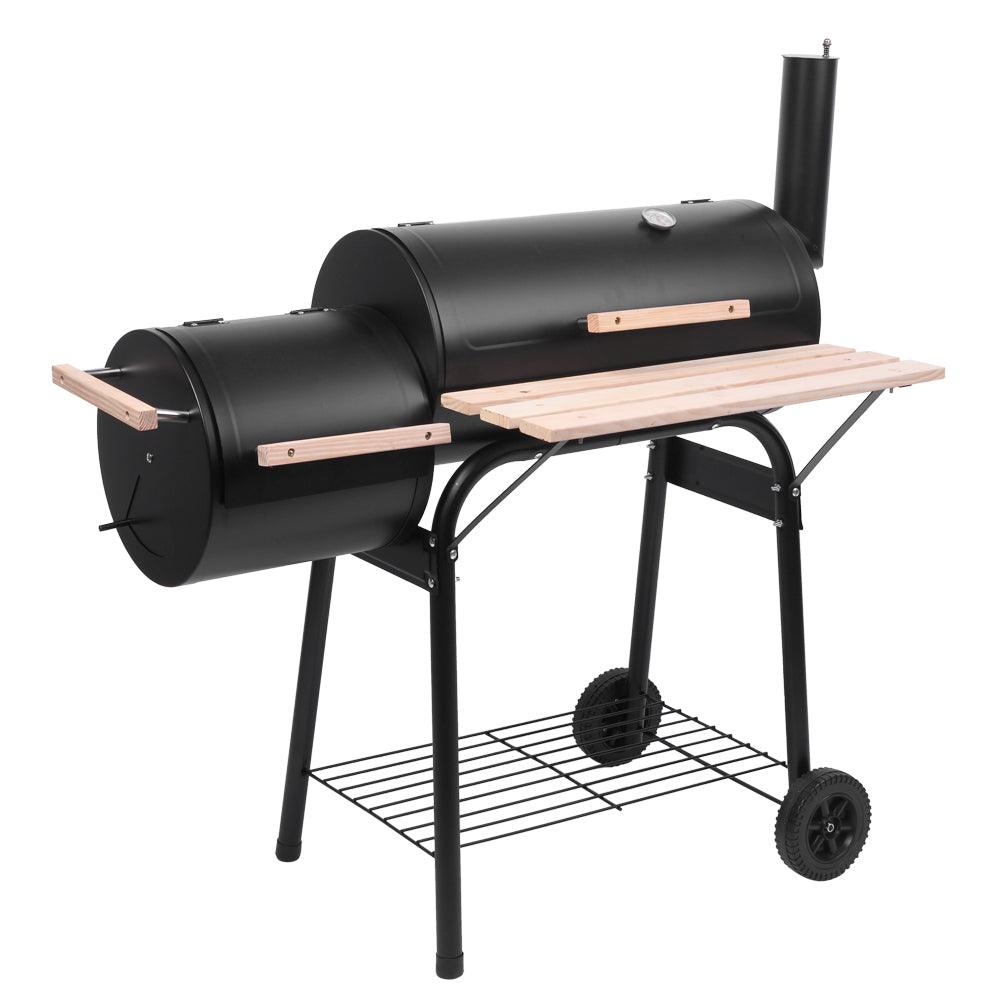 Portable Charcoal Grills with 2 wheels, 24.4'' Premium BBQ Charcoal Gr ...