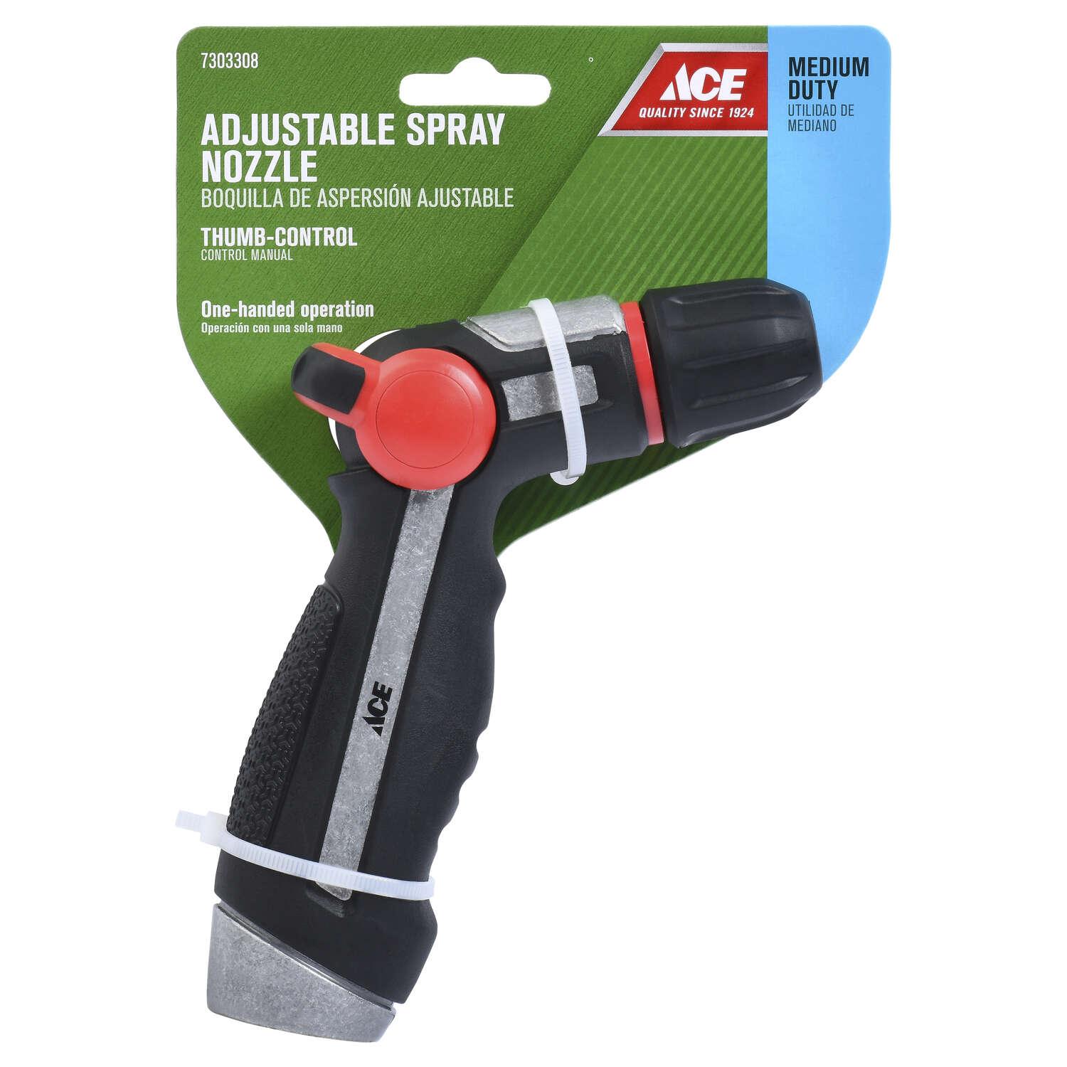 Ace 2 Pattern Adjustable Shower and Stream Metal Hose Nozzle – Super Arbor
