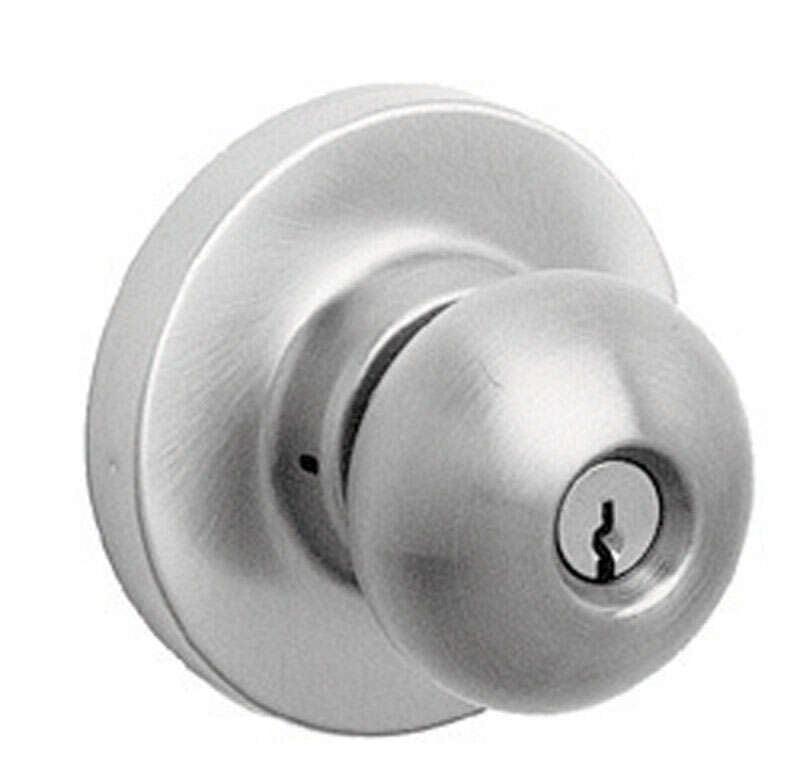 Tell Ball Satin Stainless Steel Knob for Exit Device ANSI Grade 1 2 in ...