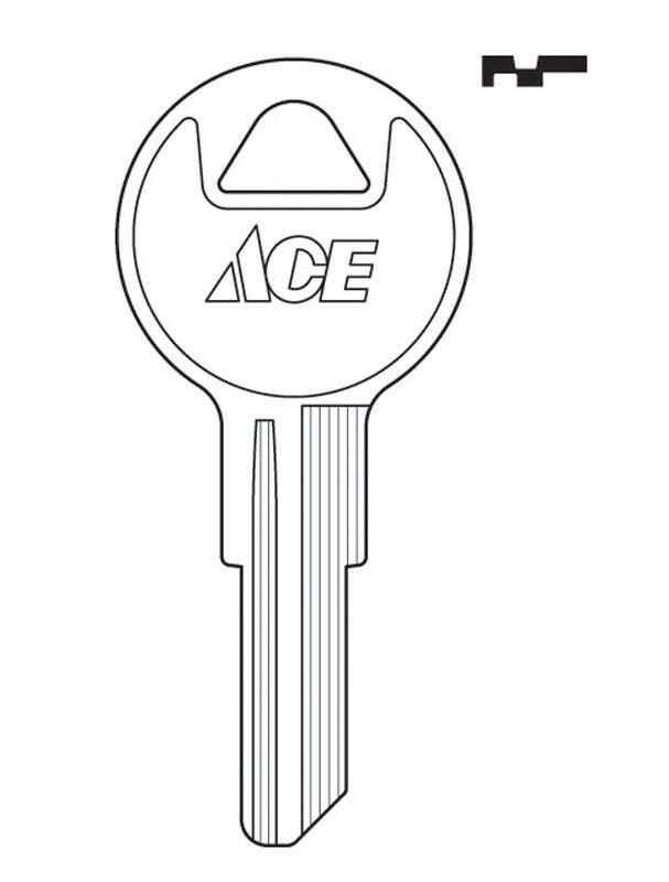 Ace House/Office Key Blank Single For Chicago/Hudson Locks – Super Arbor