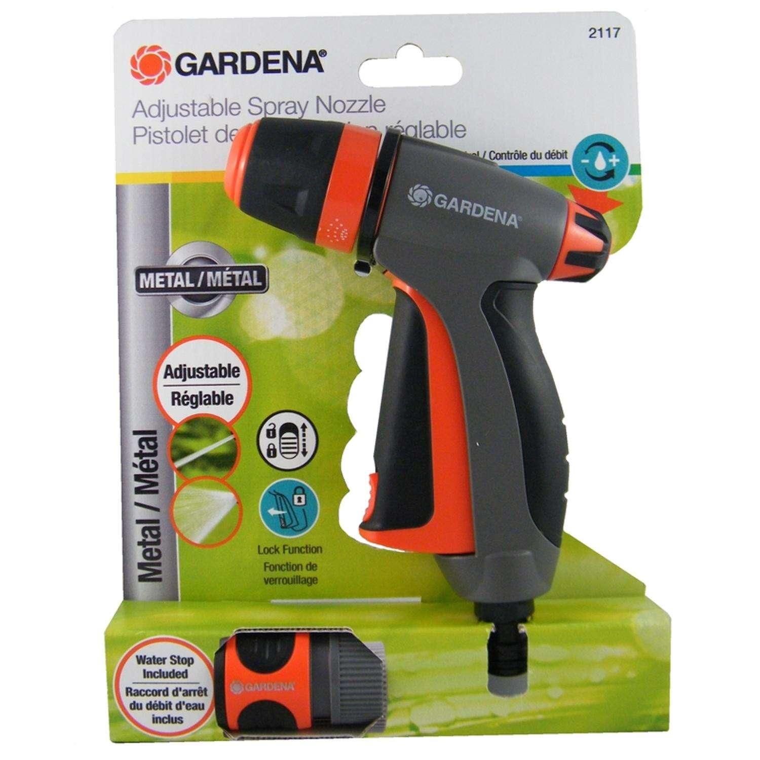 Gardena 2 Pattern Adjustable Twist Metal Spray Nozzle – Super Arbor