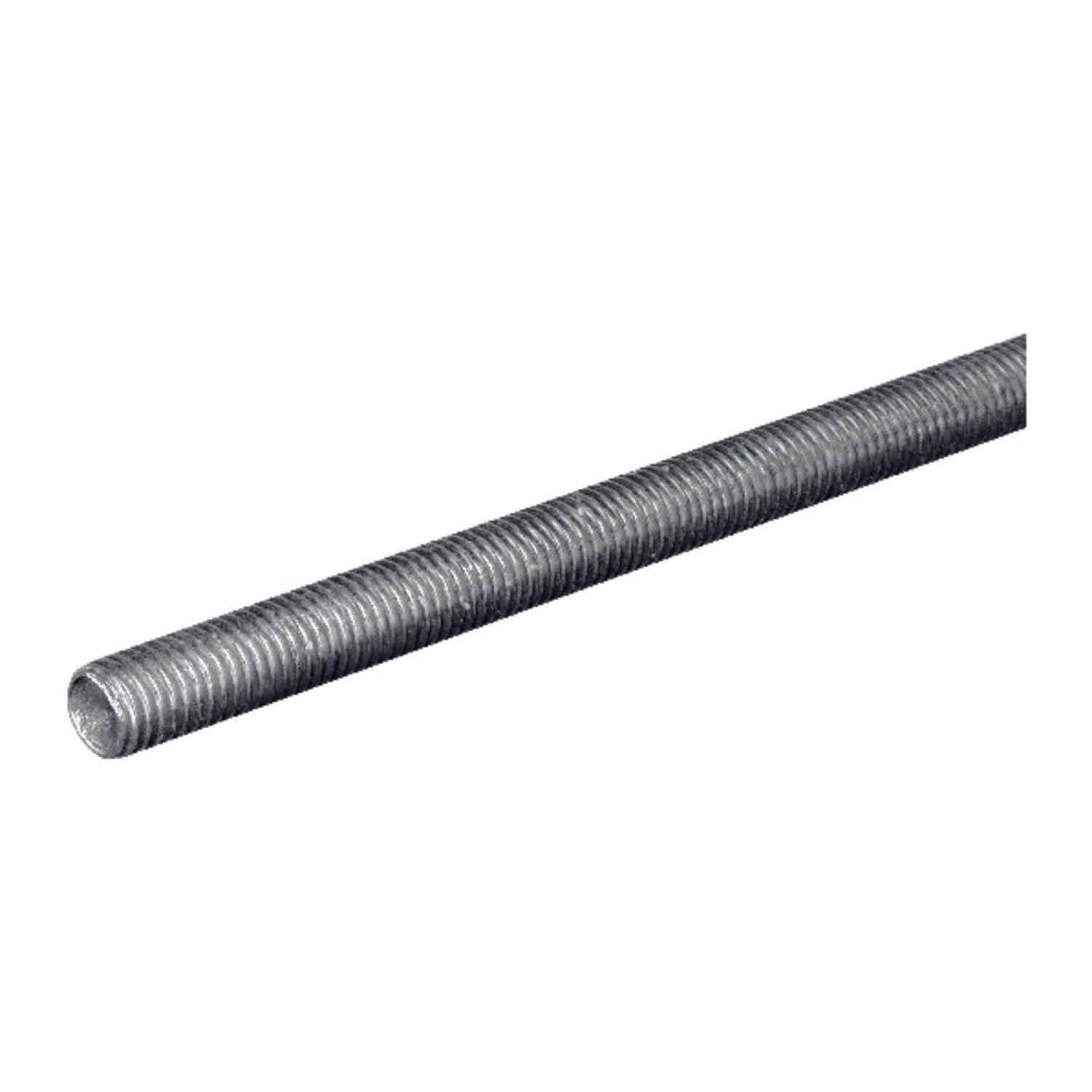 SteelWorks 1 in. D X 36 in. L Zinc-Plated Steel Threaded Rod – Super Arbor