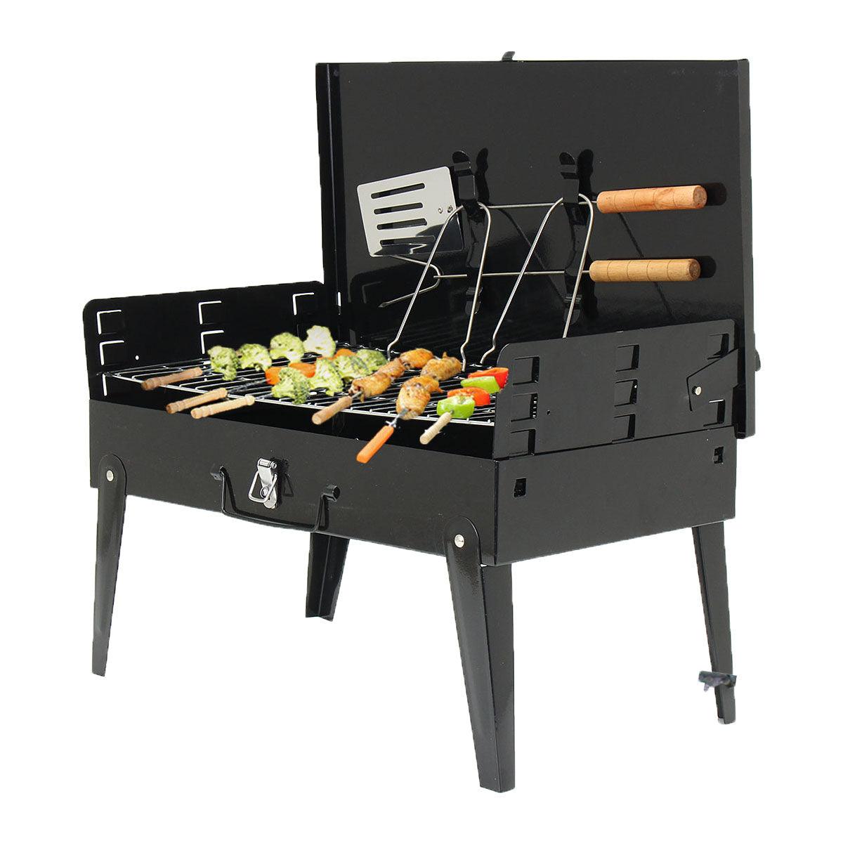 18 Portable BBQ Charcoal Grill Stove BBQ Backyard Patio Outdoor Cooker ...