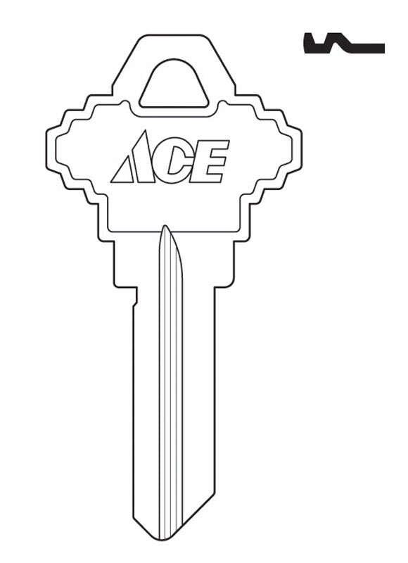 Ace House/Office Key Blank Single For Schlage Locks – Super Arbor