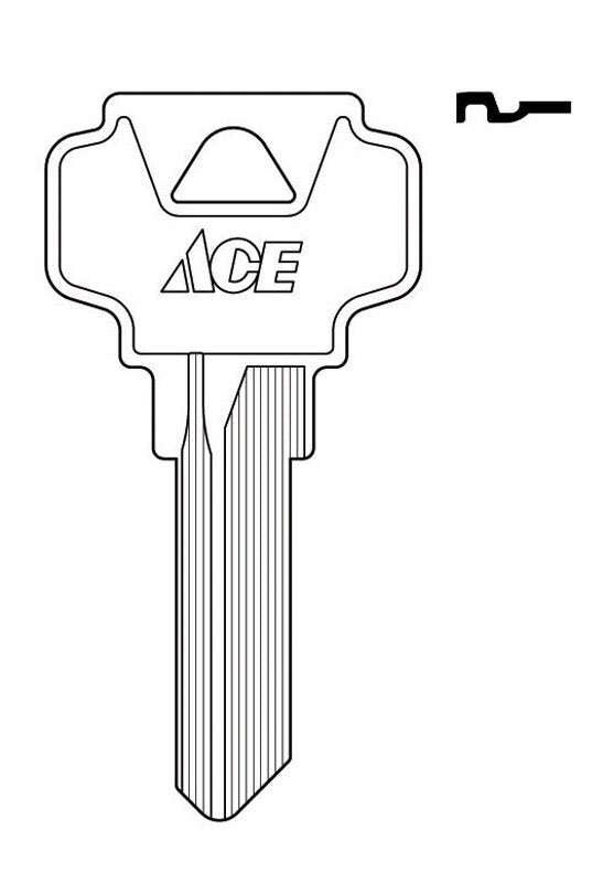 Ace House Key Blank Single For Dexter Locks – Super Arbor