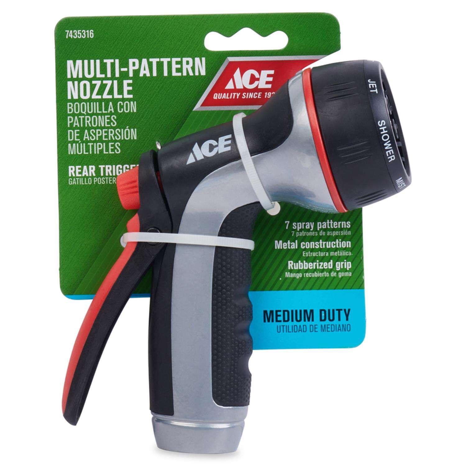Ace 7 Pattern Adjustable Metal Hose Nozzle – Super Arbor