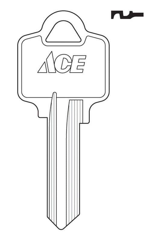 Ace House Key Blank Single For Arrow Locks – Super Arbor