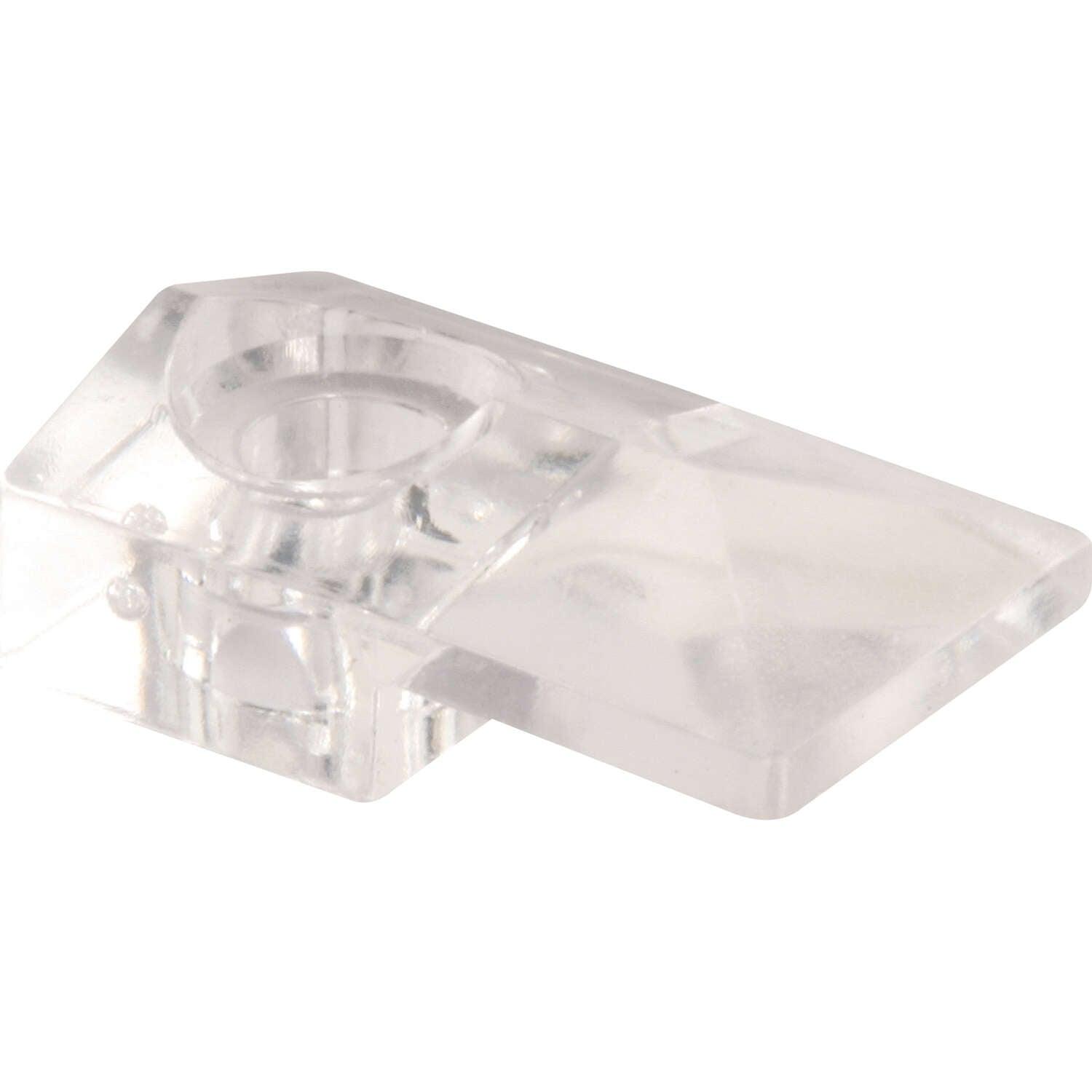 Prime-Line Plastic Coated Clear Small Mirror Holder Clip 20 lb 6 pk ...