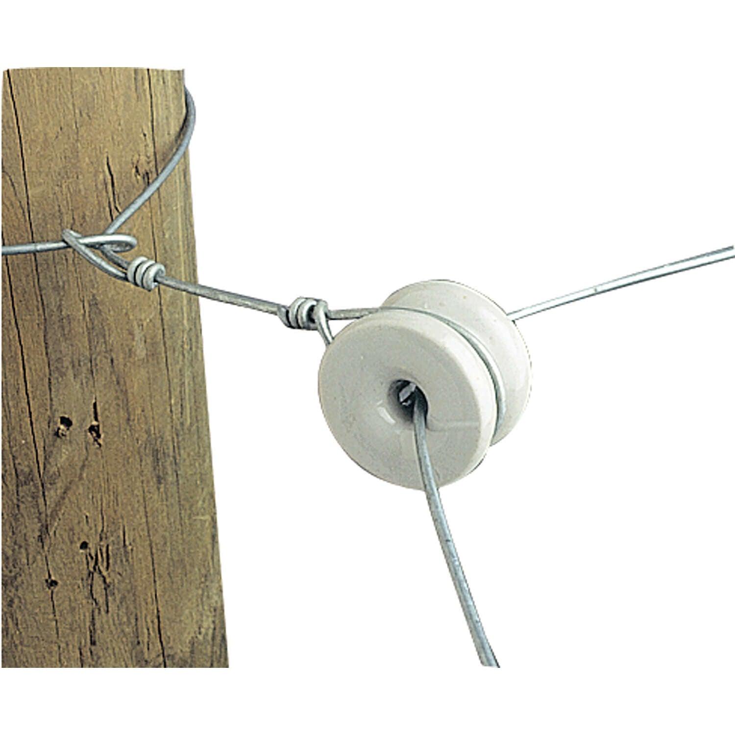 Gallagher Corner Post Donut Insulator White – Super Arbor