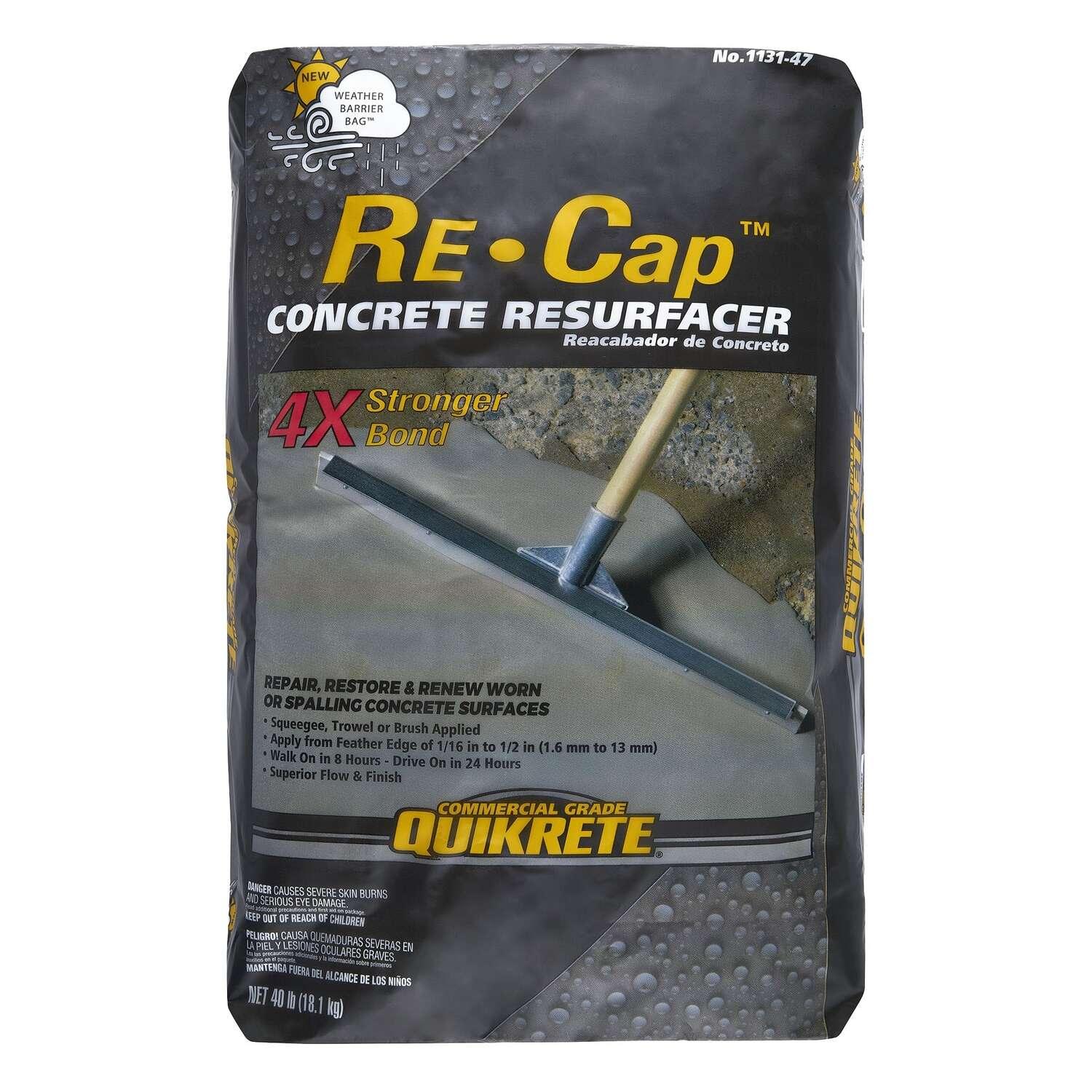 Quikrete Re-Cap Concrete Resurfacer 40 lb – Super Arbor