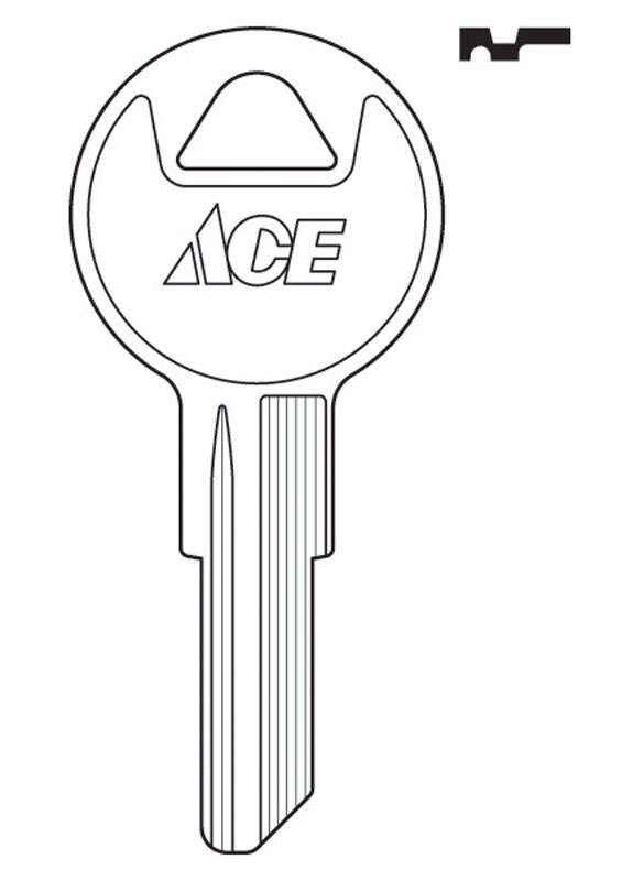 Ace House/Office Key Blank Single For Ilco Locks – Super Arbor
