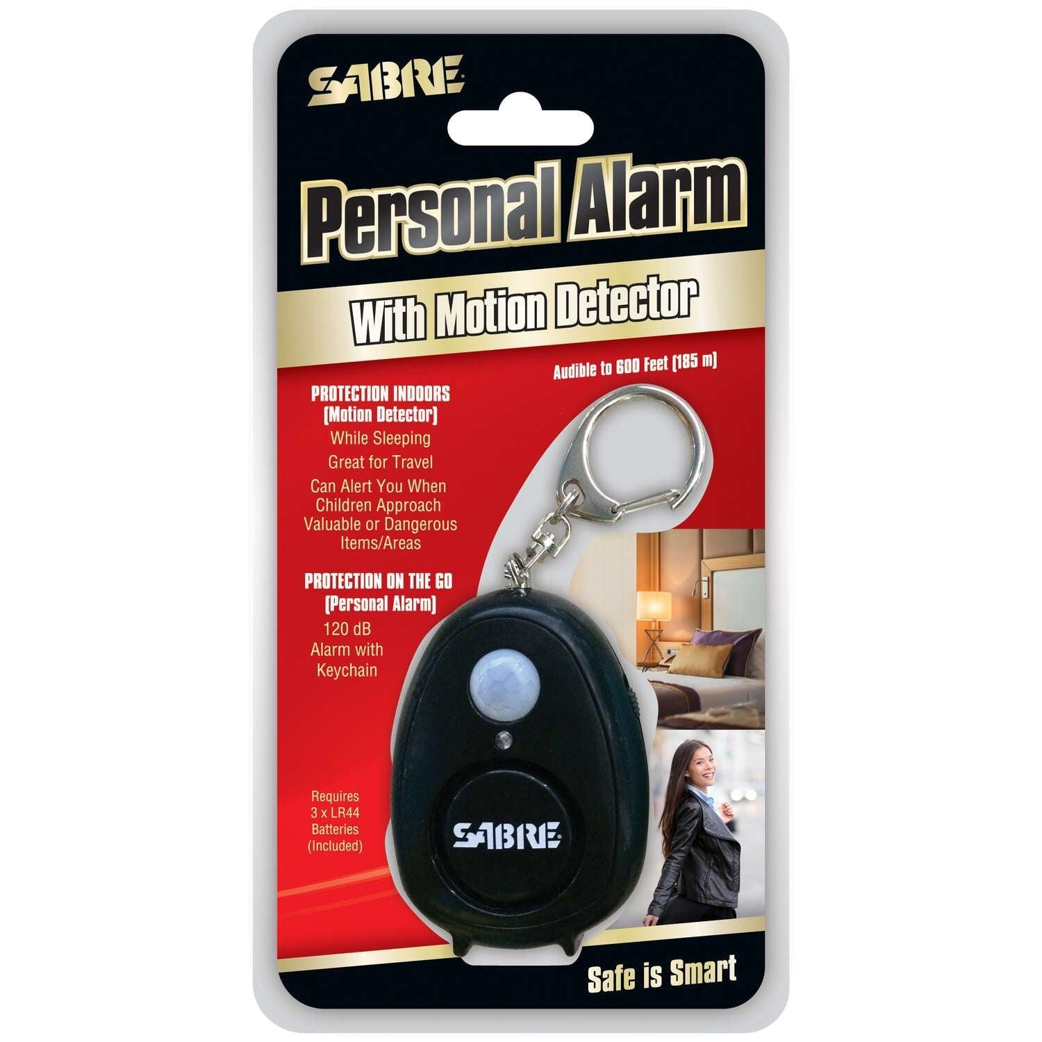 Sabre Black Plastic Personal Security Alarm – Super Arbor