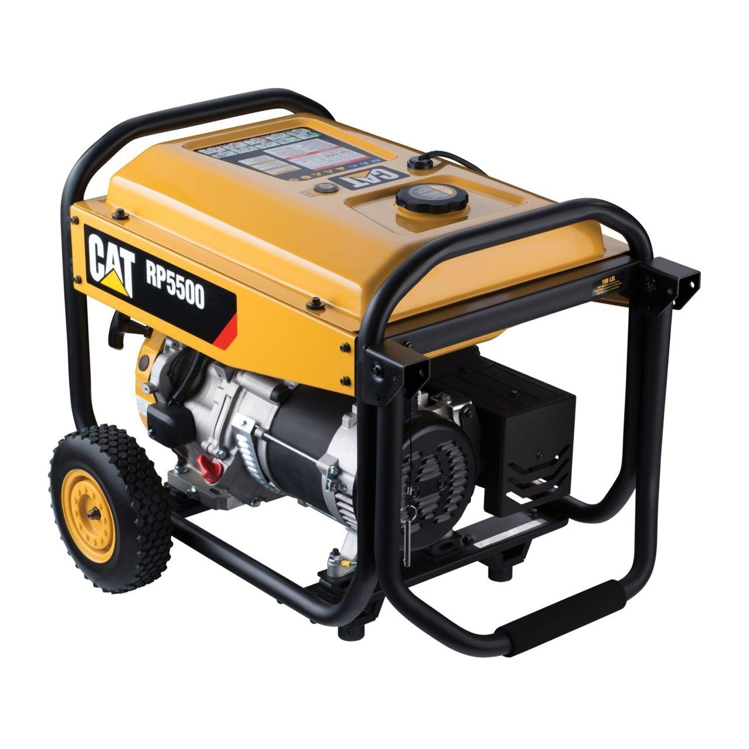 Caterpillar 490-6489 5500 Watts Gas Powered Portable Multi Use Generat ...