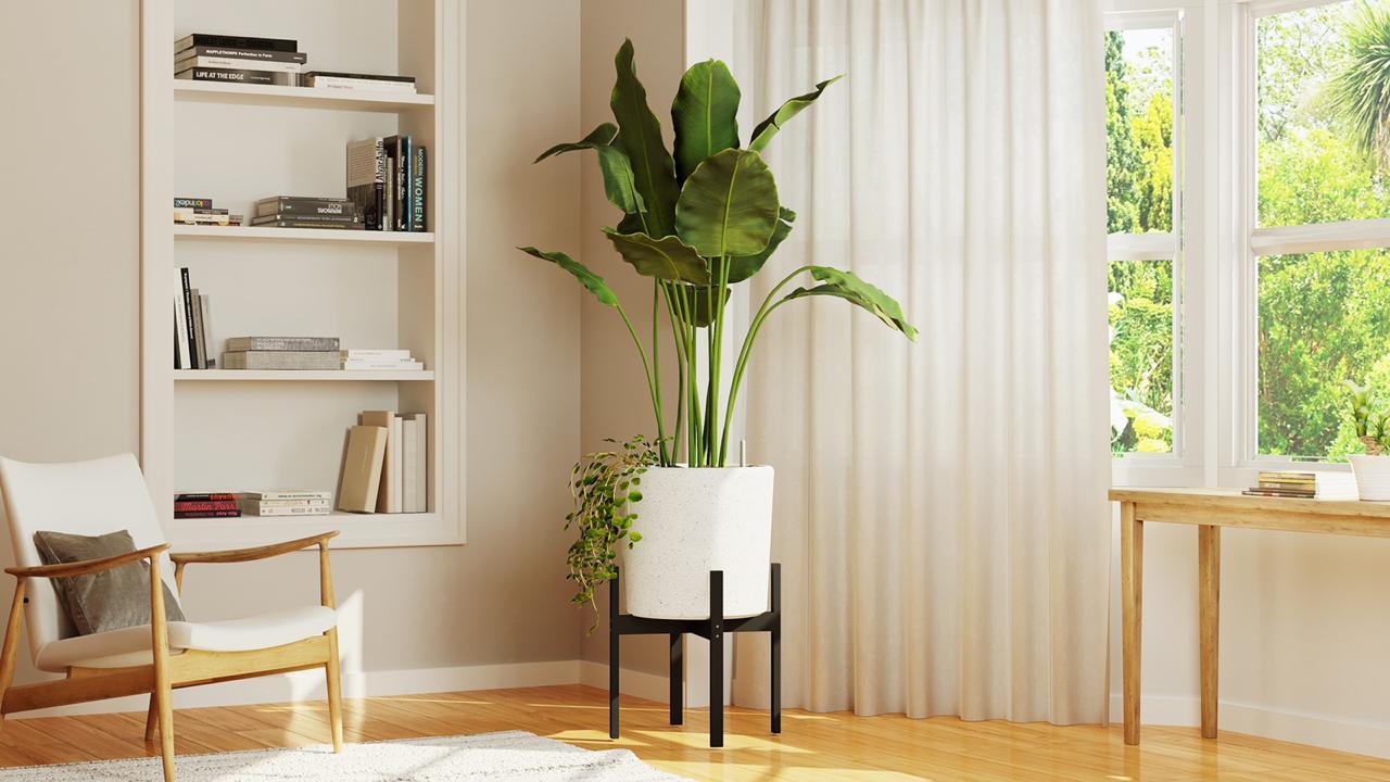 Vaxa Mid-Century Modern Self-Watering Planter – Super Arbor