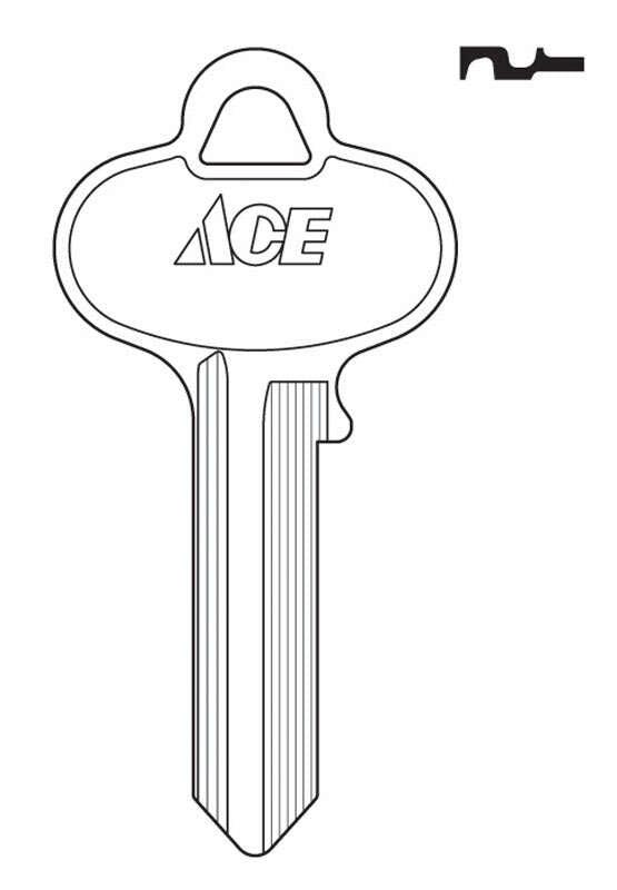 Ace House/Office Key Blank Single For Segal Locks – Super Arbor
