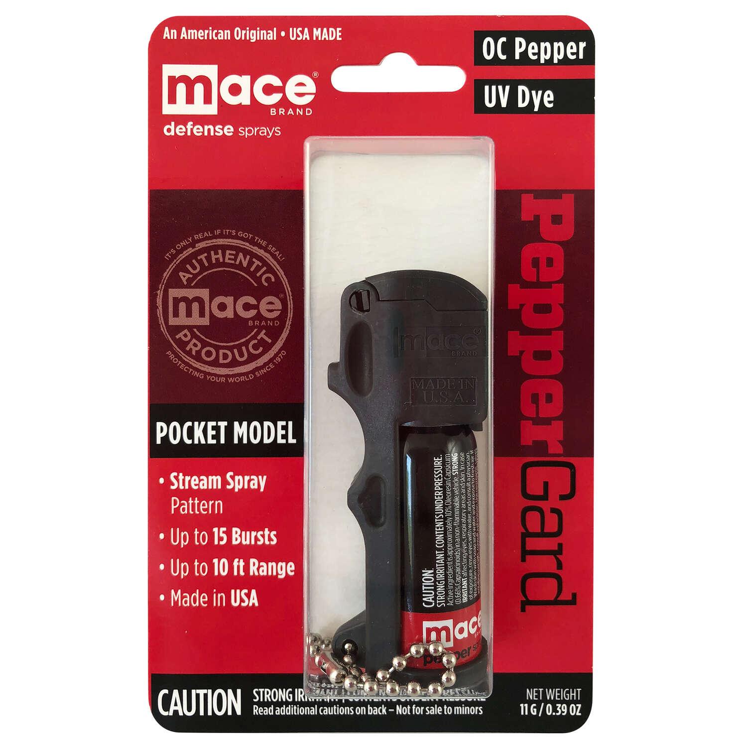 Mace PepperGard Black Aluminum/Plastic Pocket Pepper Spray – Super Arbor