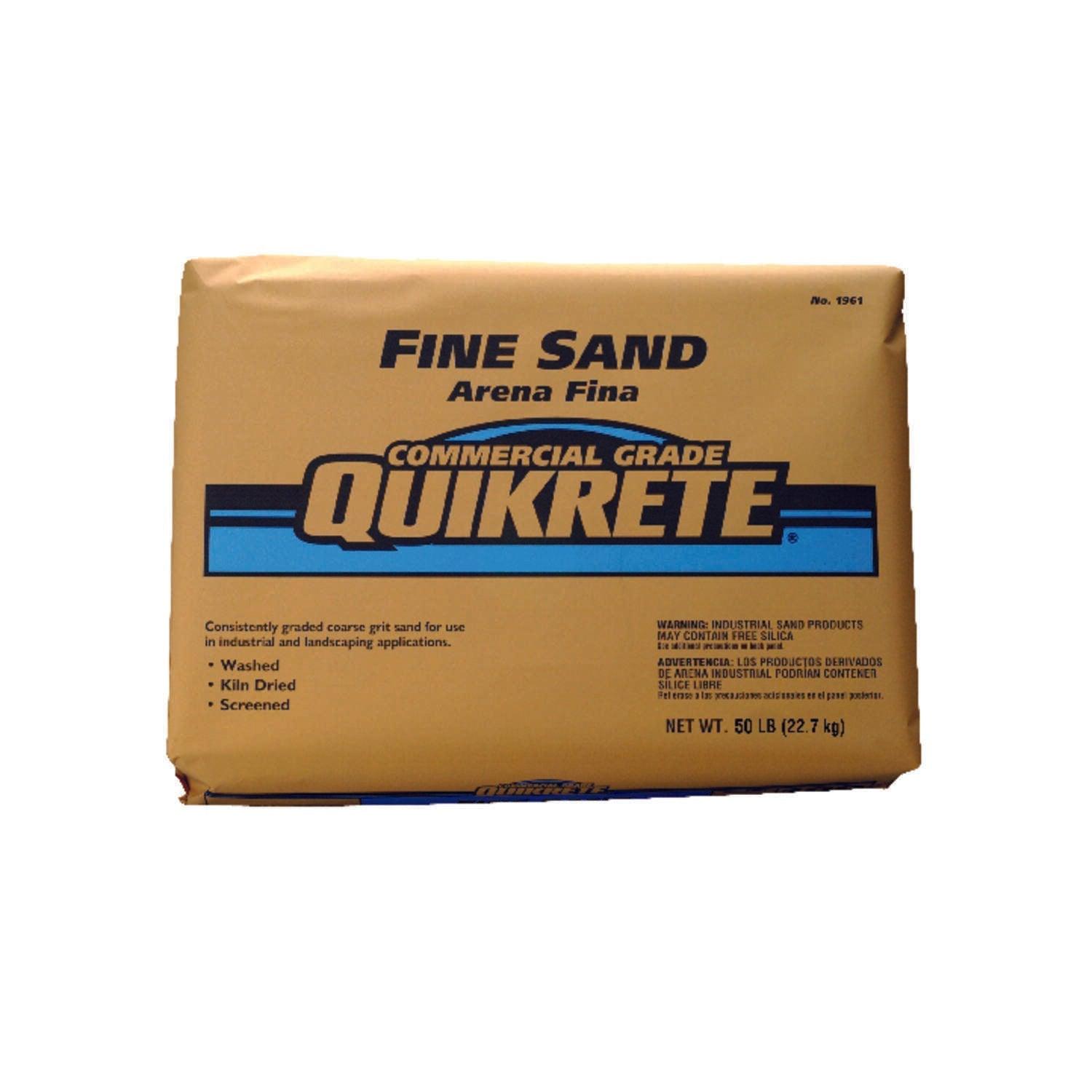 Quikrete Brown Fine Grade Sand 50 lb – Super Arbor